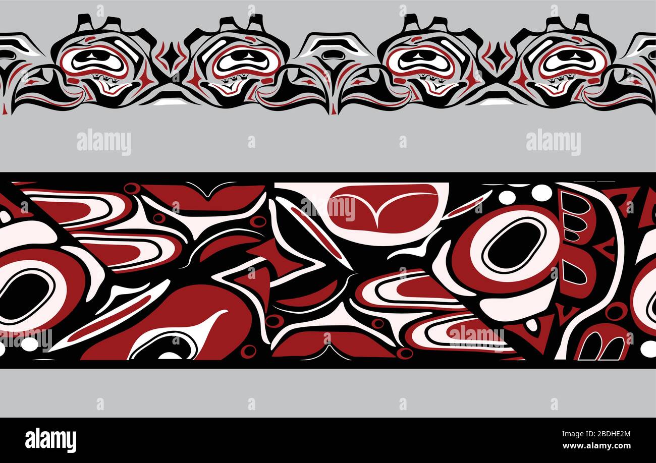 abstract background native north american set Stock Vector Image & Art ...