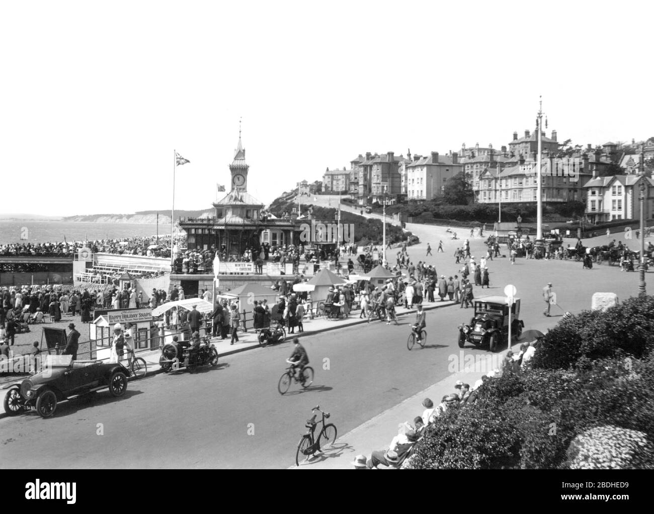 Bournemouth, Pier Approach and West Cliff 1922 Stock Photo - Alamy