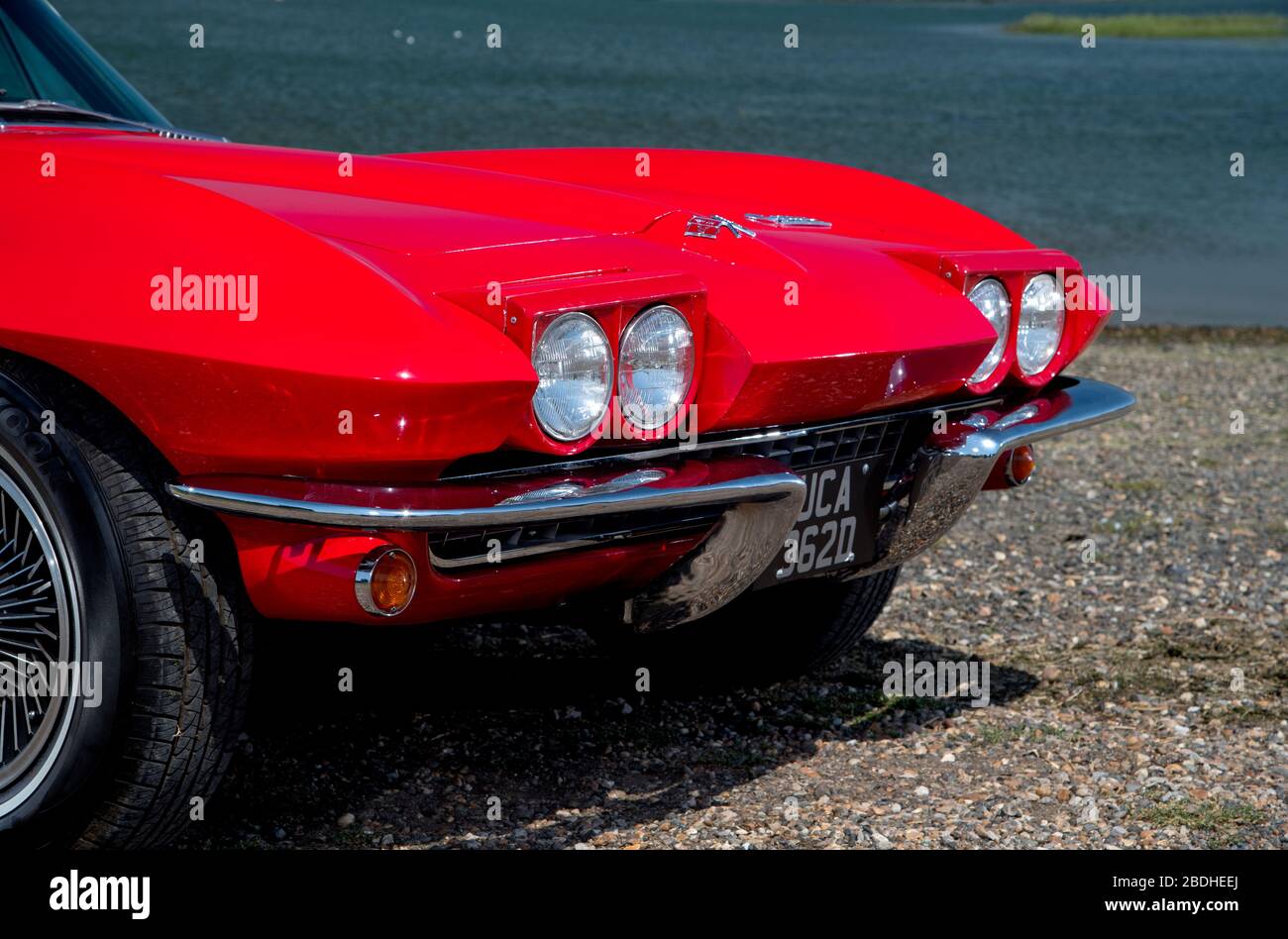 1966 Corvette Stingray classic American sports car Stock Photo - Alamy