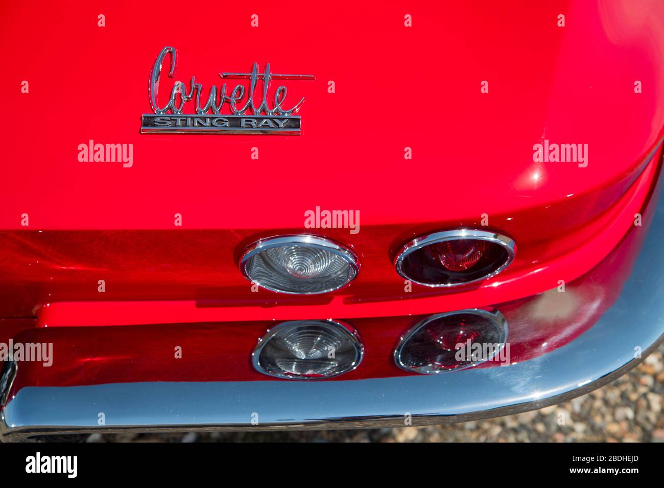 1966 Corvette Stingray classic American sports car Stock Photo - Alamy