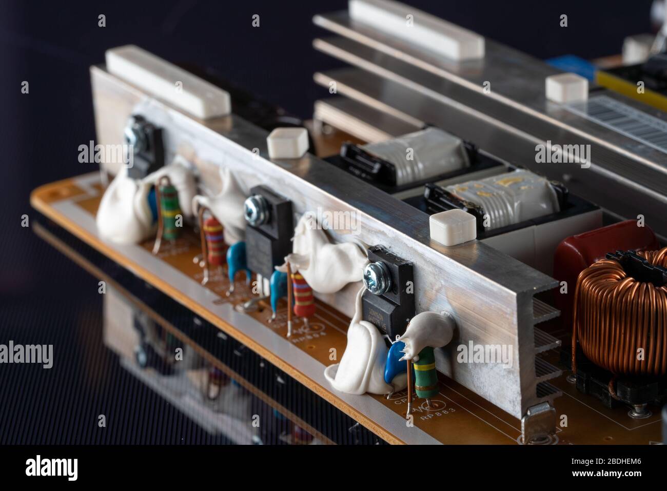 PCB power supply with mosfet transistor Stock Photo - Alamy