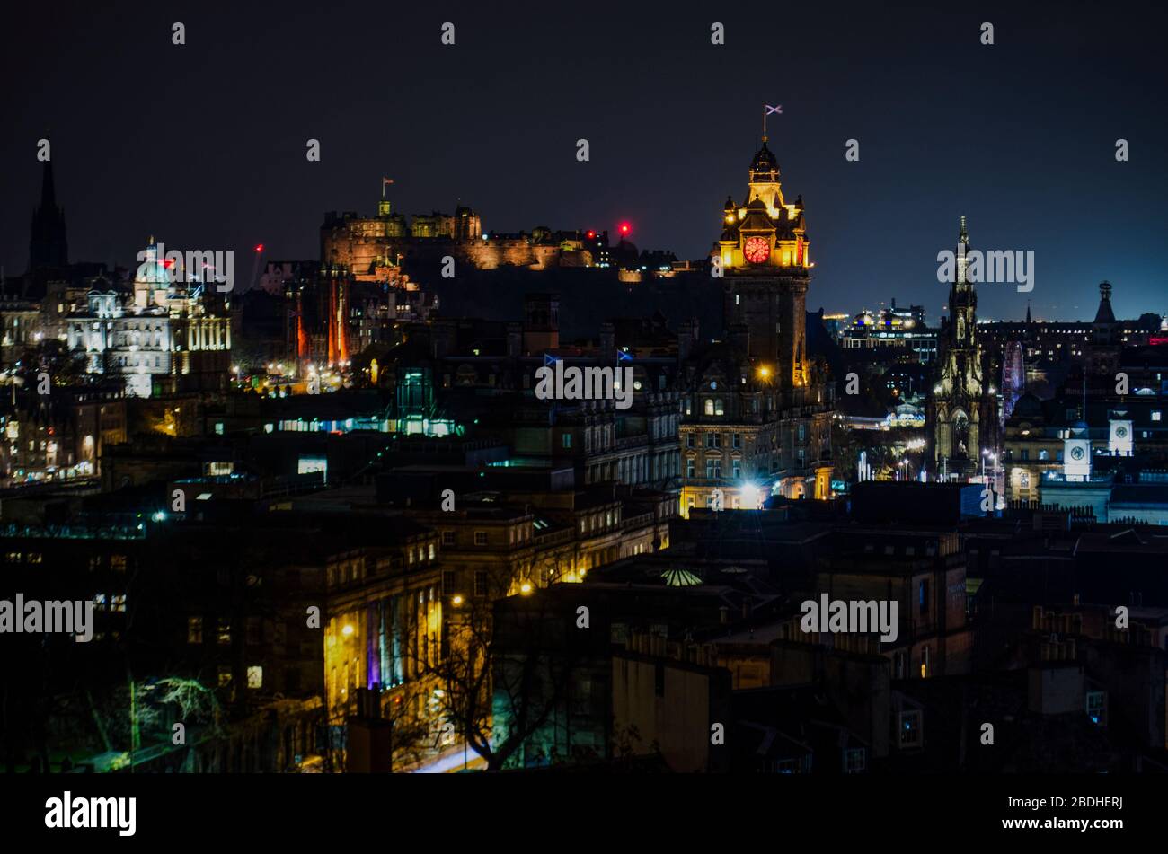 Edinburgh Cityscape, Scotland Stock Photo - Alamy