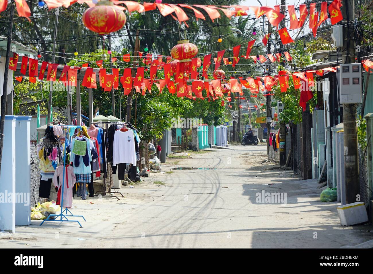 simple village life outside of hue in vietnam Stock Photo - Alamy