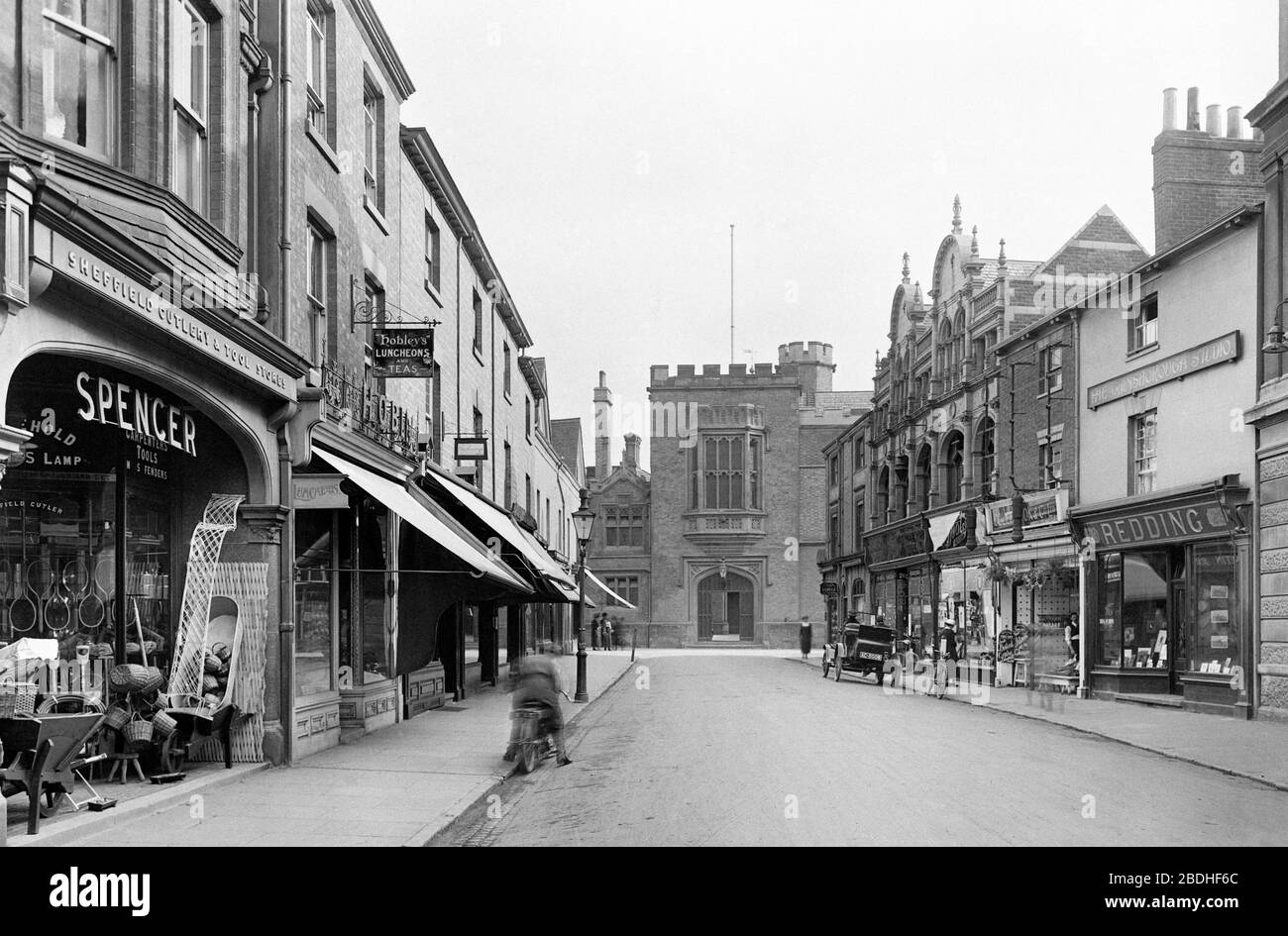 Rugby, High Street 1922 Stock Photo - Alamy