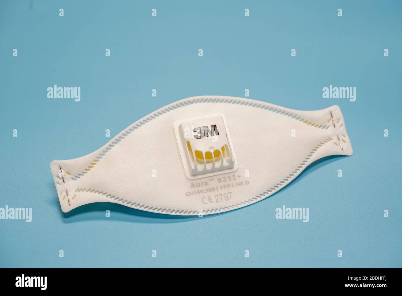 Berlin 30.02.2020 Respirator 3M is a respiratory protective device To ...