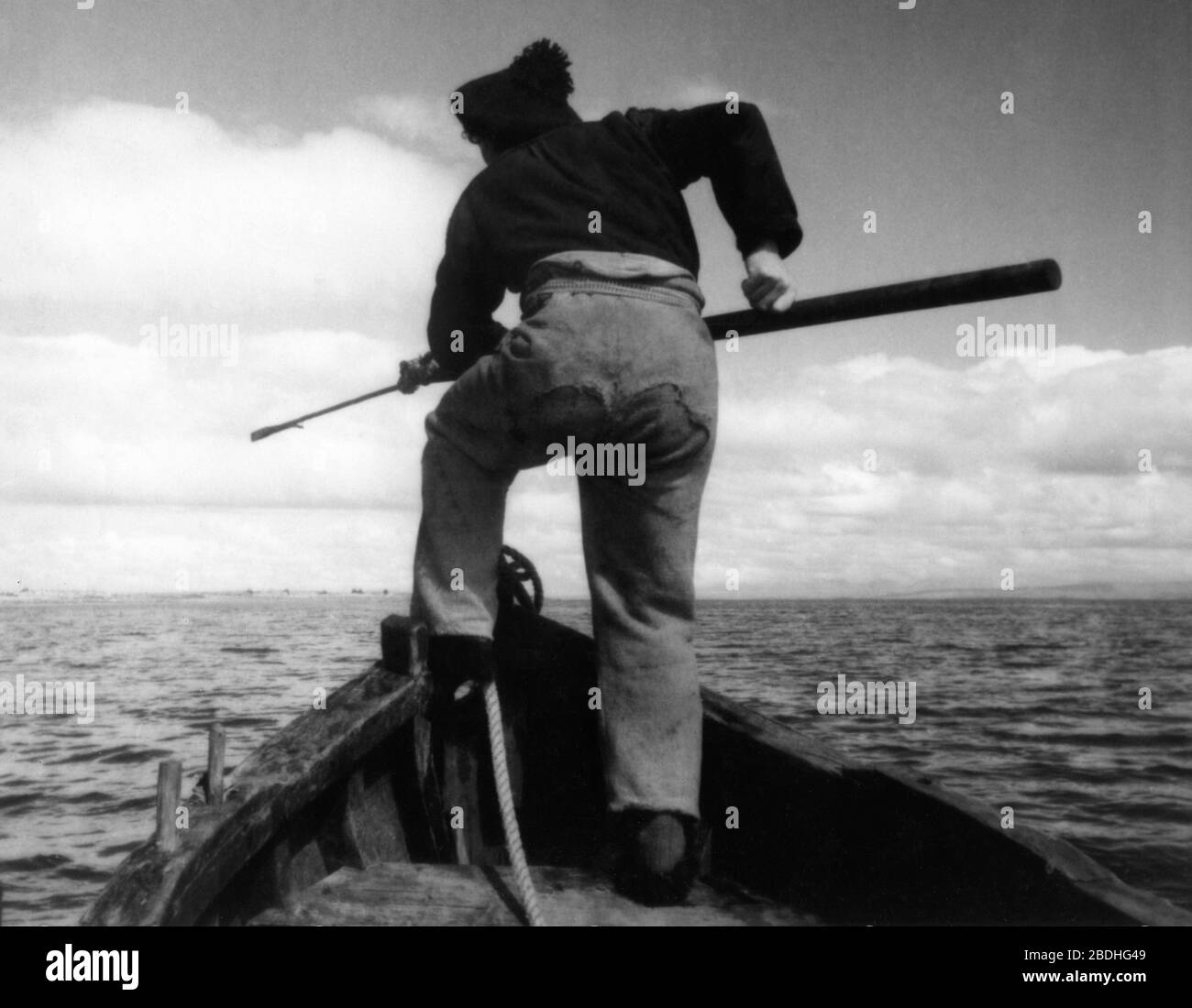 COLMAN ' TIGER ' KING in MAN OF ARAN 1934 director / writer ROBERT J ...