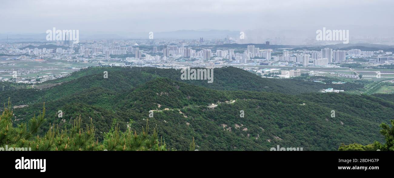 Mount Ryongak Panorama, Pyongan Province, North Korea Stock Photo - Alamy