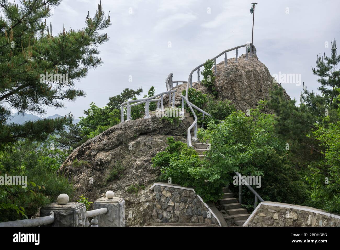 Ryongak Hill "Dragon Hill" Pyongyang, North Korea Stock Photo - Alamy