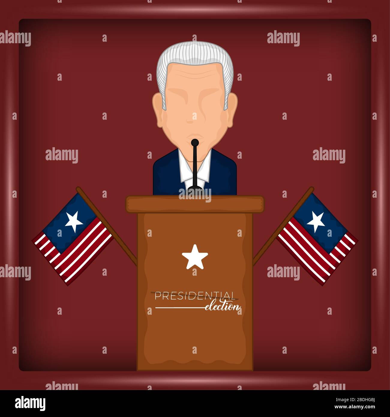 Presidential election poster Stock Vector Image & Art - Alamy