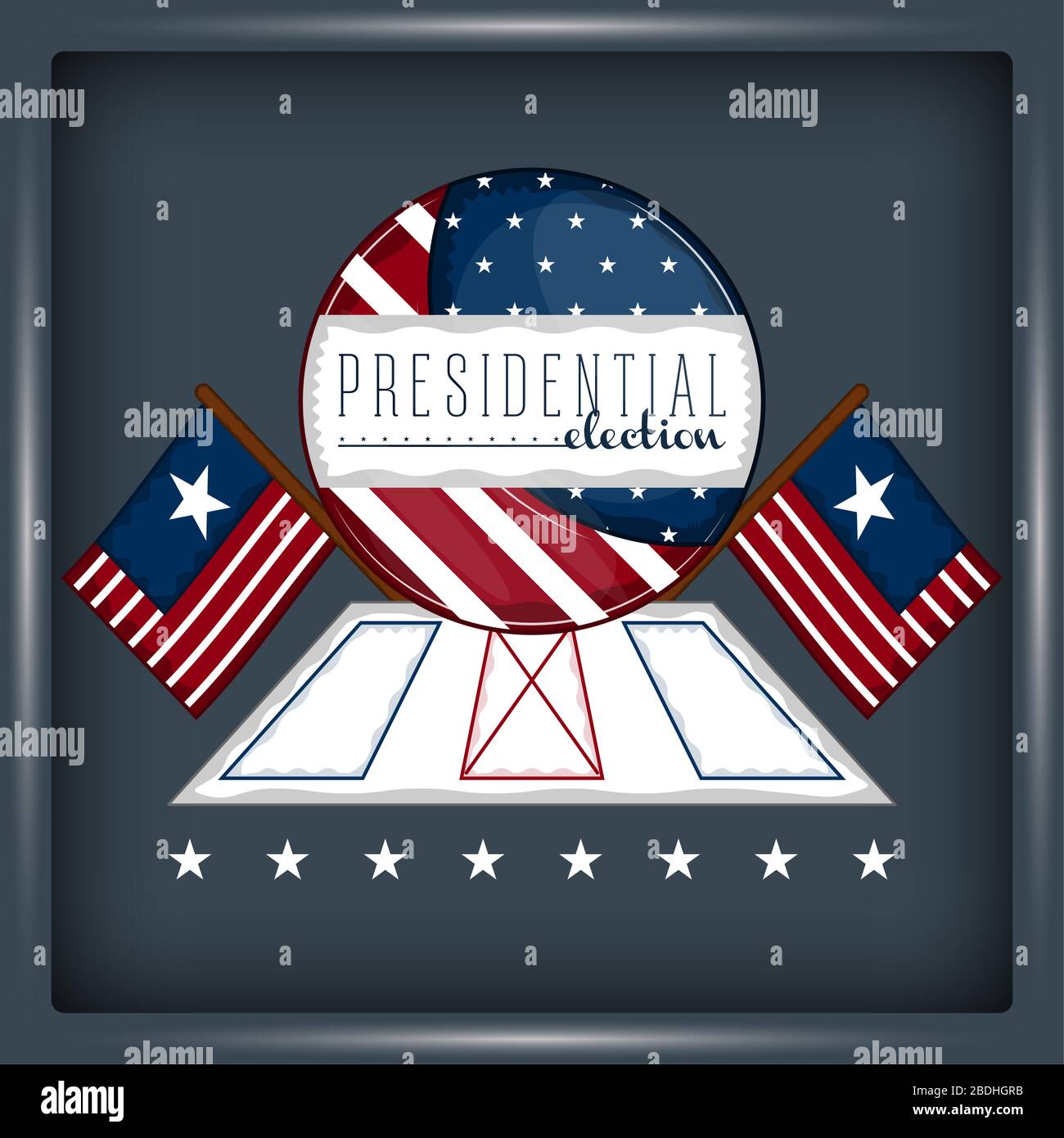 Presidential election poster Stock Vector Image & Art - Alamy