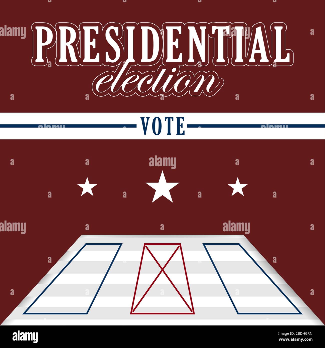 Presidential election poster Stock Vector Image & Art - Alamy