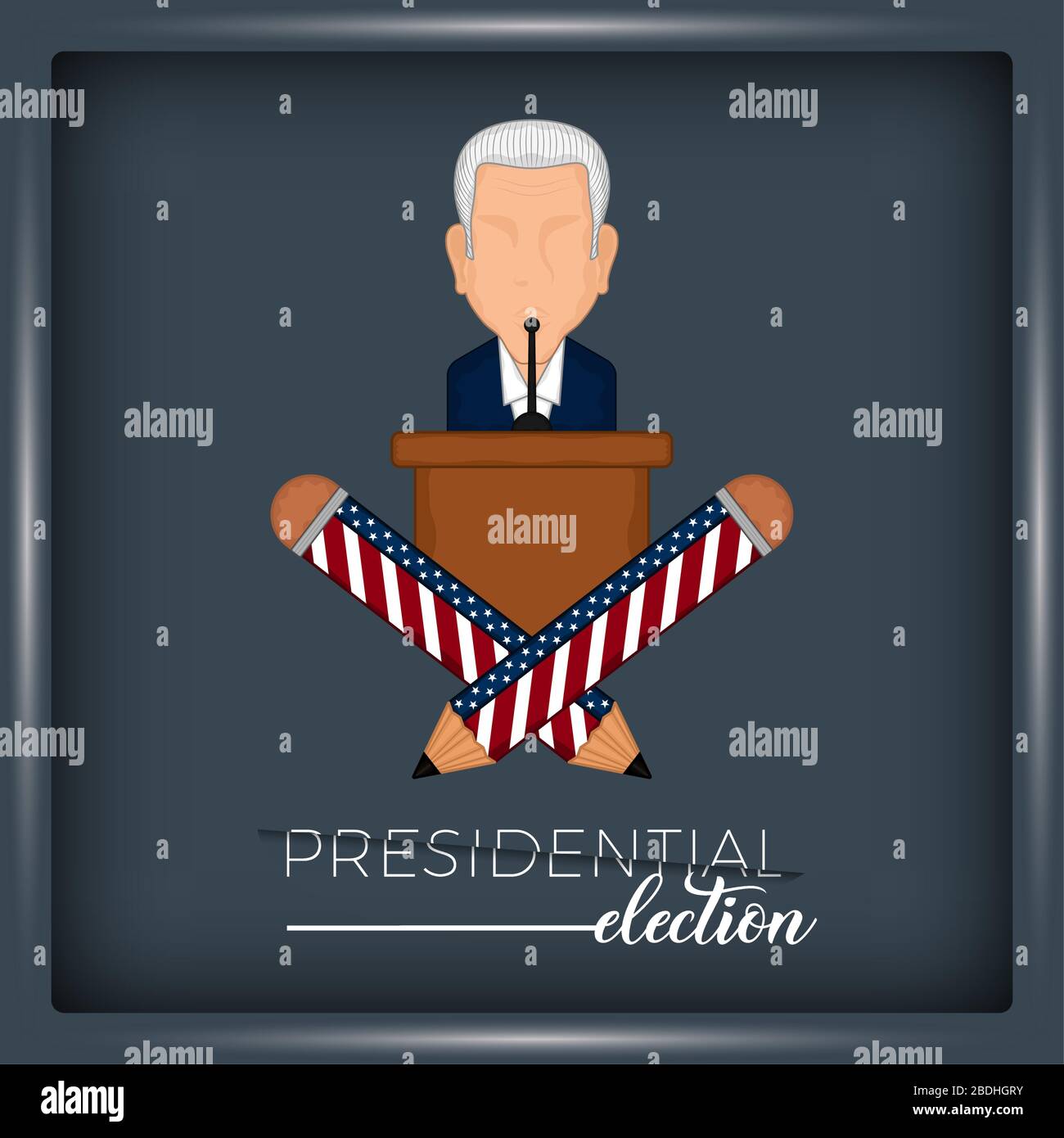 Presidential election poster Stock Vector Image & Art - Alamy