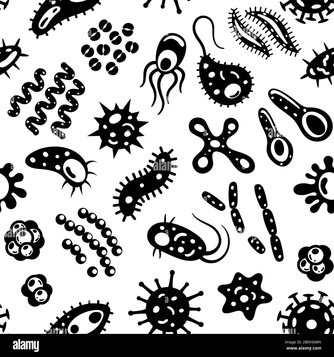 Helicobacter pylori bacteria Black and White Stock Photos & Images - Alamy