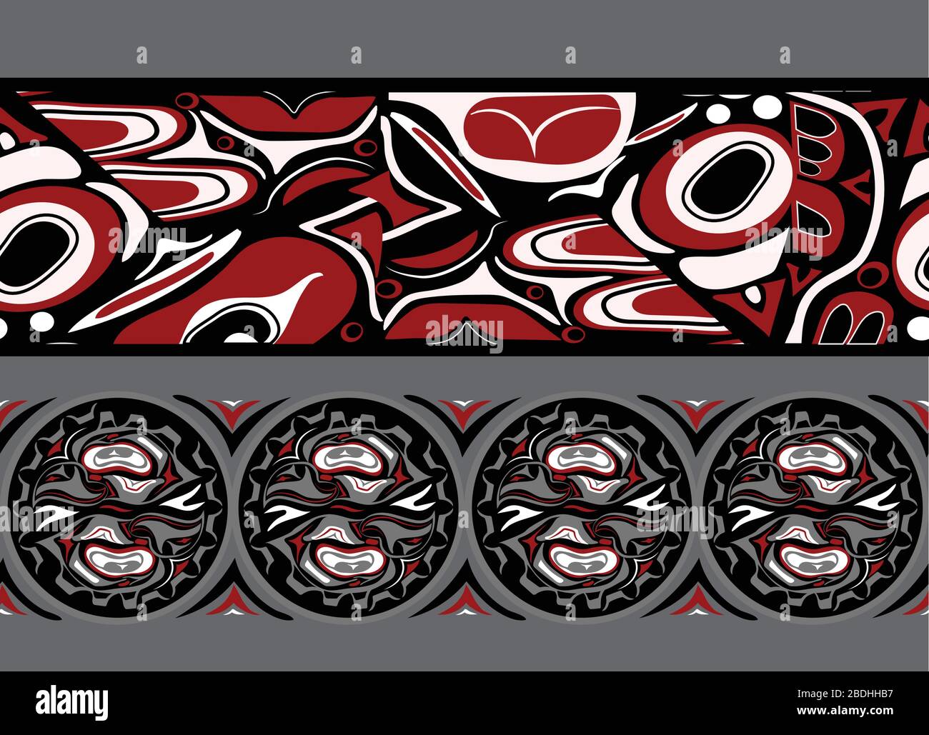 abstract background native north american set Stock Vector Image & Art ...