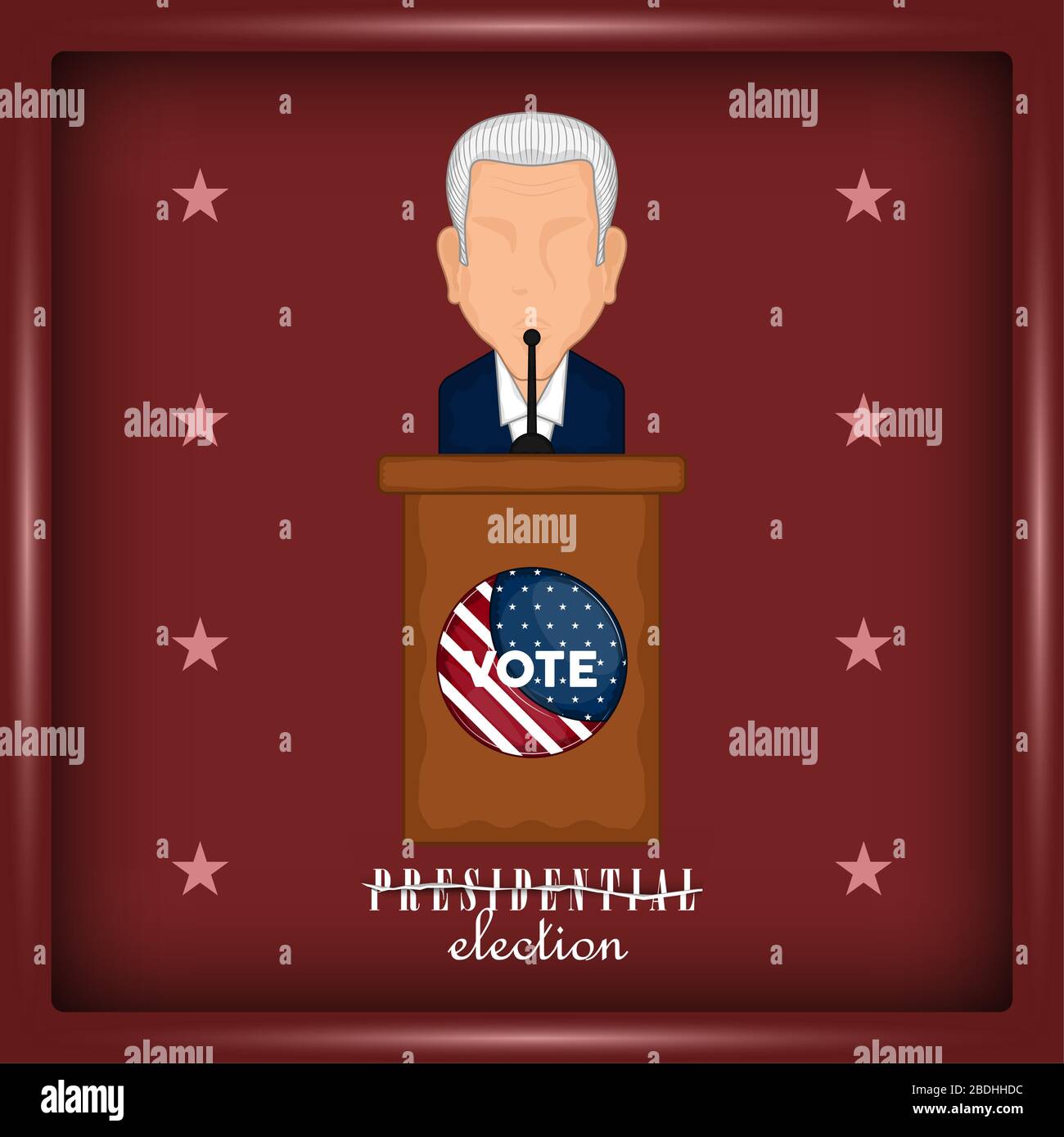 Presidential election poster Stock Vector Image & Art - Alamy