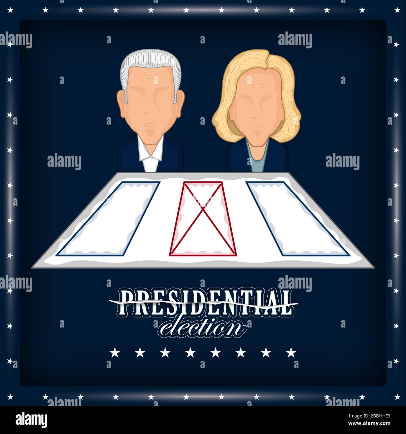 Presidential election poster Stock Vector Image & Art - Alamy