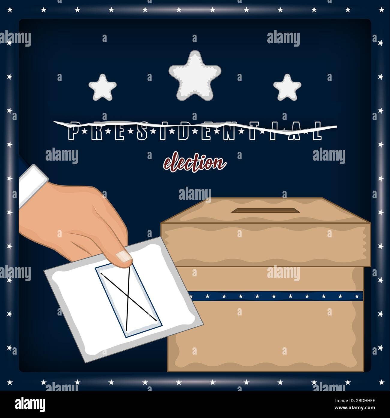 Presidential election poster Stock Vector Image & Art - Alamy