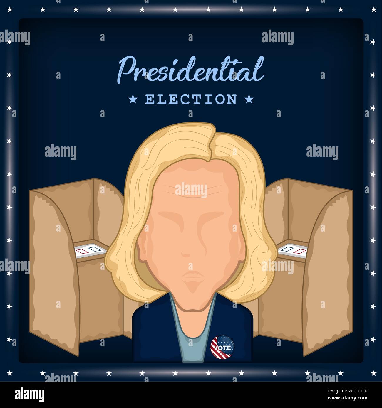 Presidential election poster Stock Vector Image & Art - Alamy