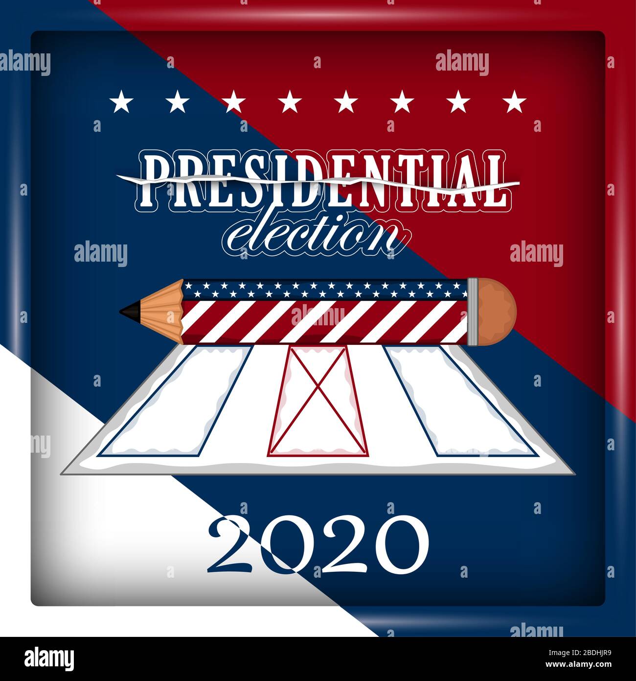 Presidential election poster Stock Vector Image & Art - Alamy