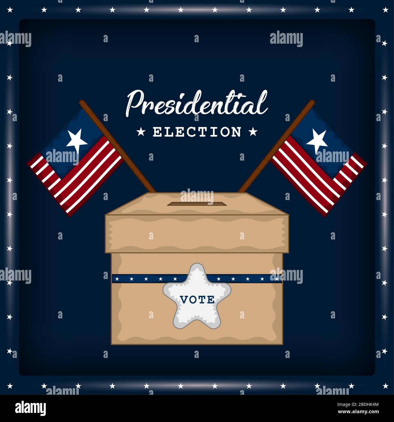 Presidential election poster Stock Vector Image & Art - Alamy
