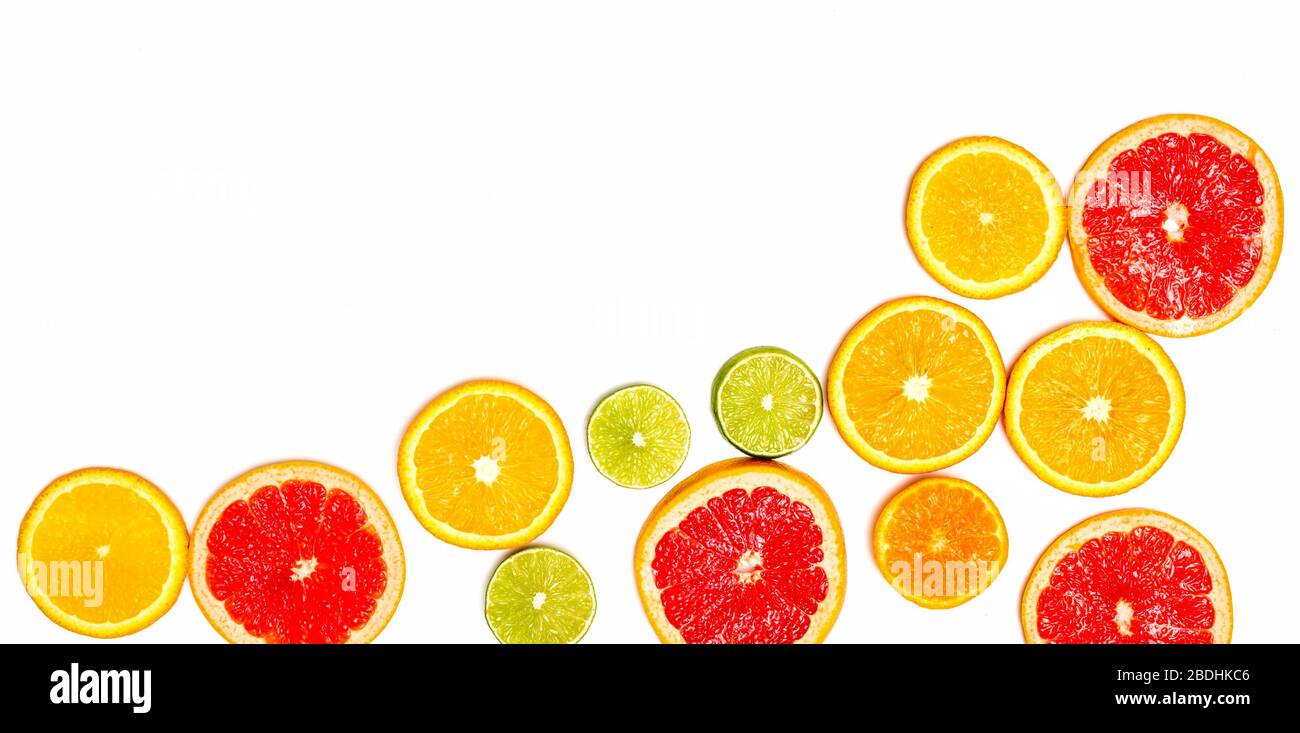 Summer citrus seamless grapefruit Cut Out Stock Images & Pictures - Alamy