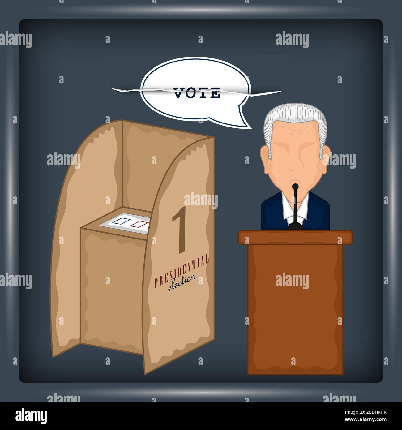 Presidential election poster Stock Vector Image & Art - Alamy