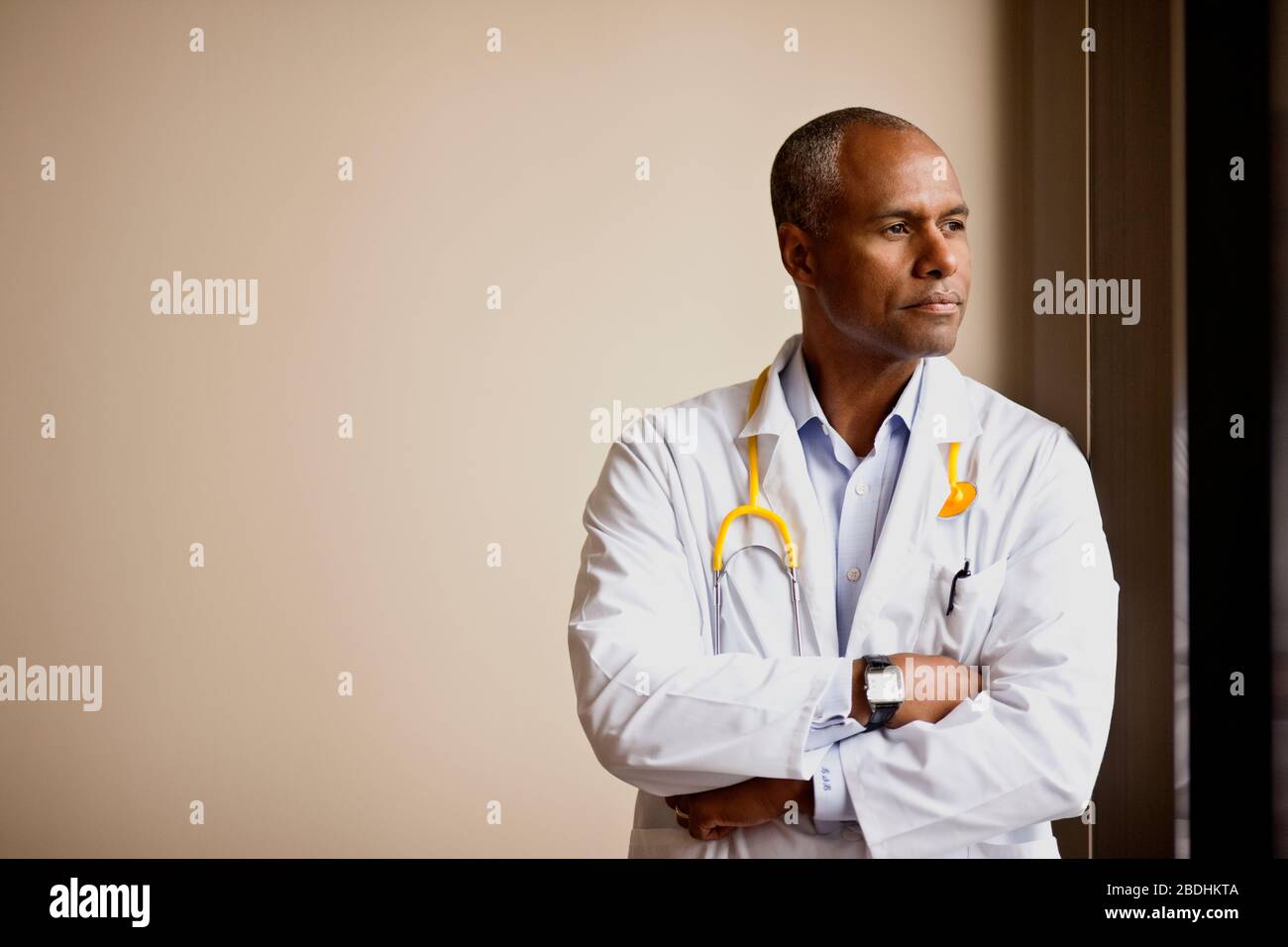 Portrait of male doctor Stock Photo - Alamy