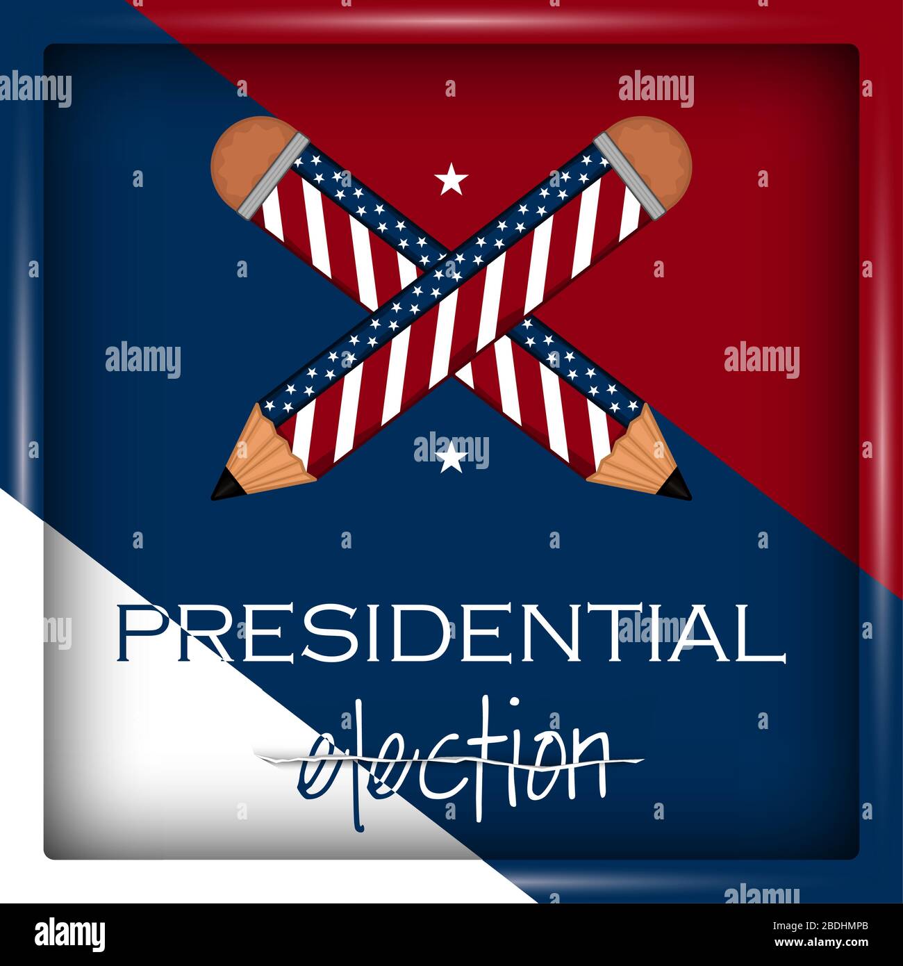 Presidential election poster Stock Vector Image & Art - Alamy