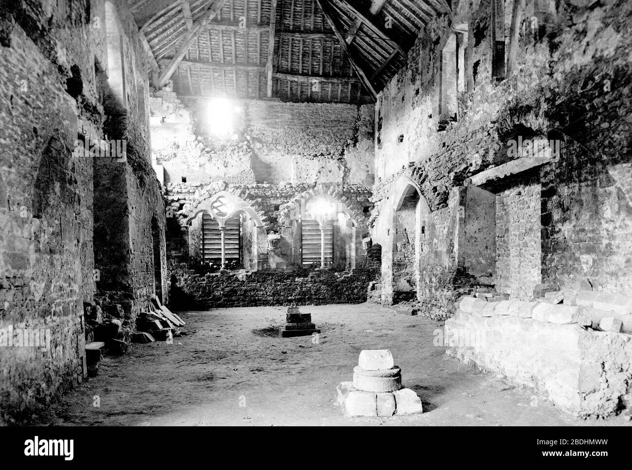 Old Cleeve, Abbey, Day Room 1913 Stock Photo - Alamy