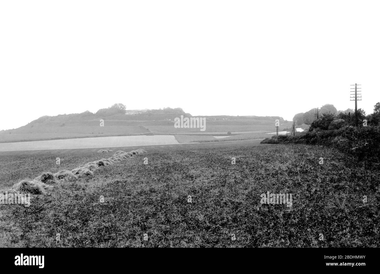 Old Sarum, from the South 1913 Stock Photo - Alamy