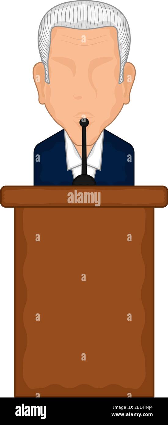 Businessman giving lecture presentation Cut Out Stock Images & Pictures ...