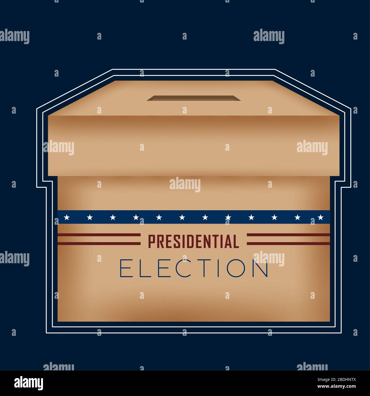 Presidential election poster Stock Vector Image & Art - Alamy