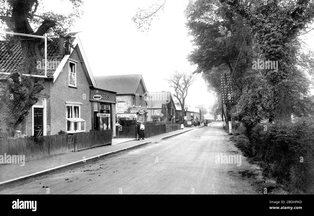 Cobham, the Village 1911 Stock Photo - Alamy