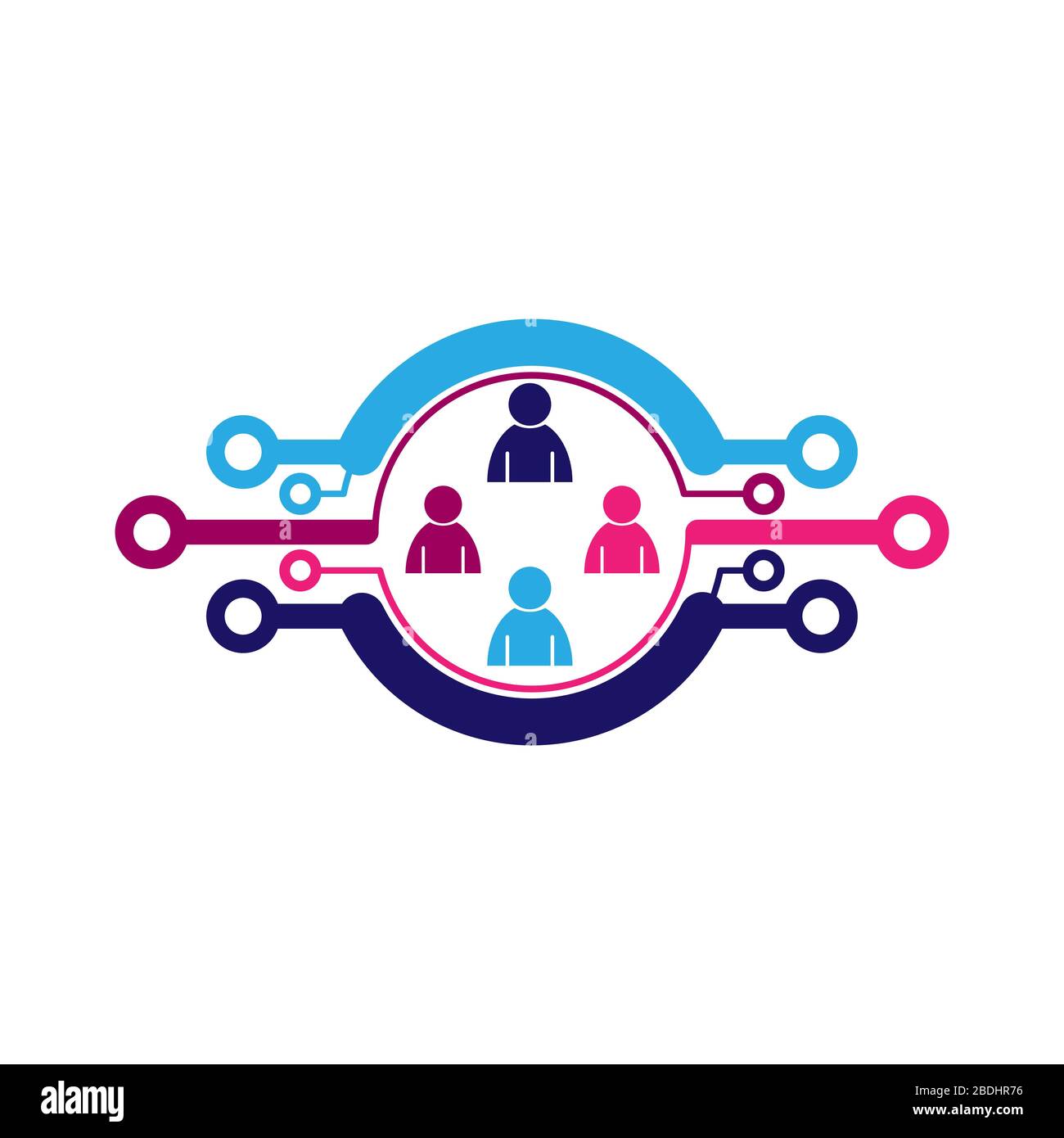 Stock conceptual design of social media networks and interpersonal ...