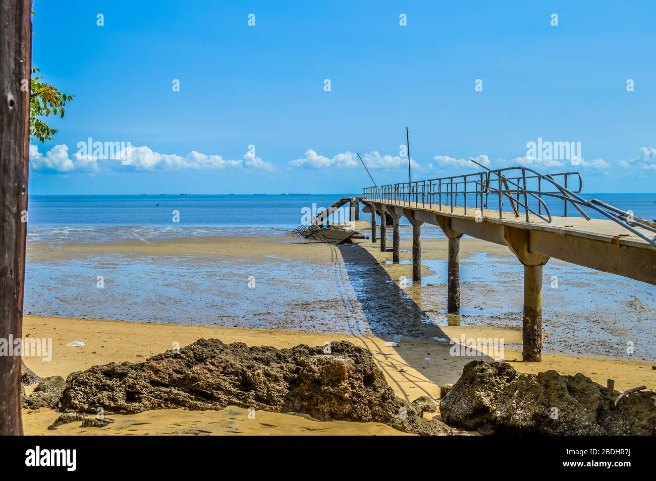 Inhaca or Inyaka Island near Portuguese Island ocean in Maputo ...