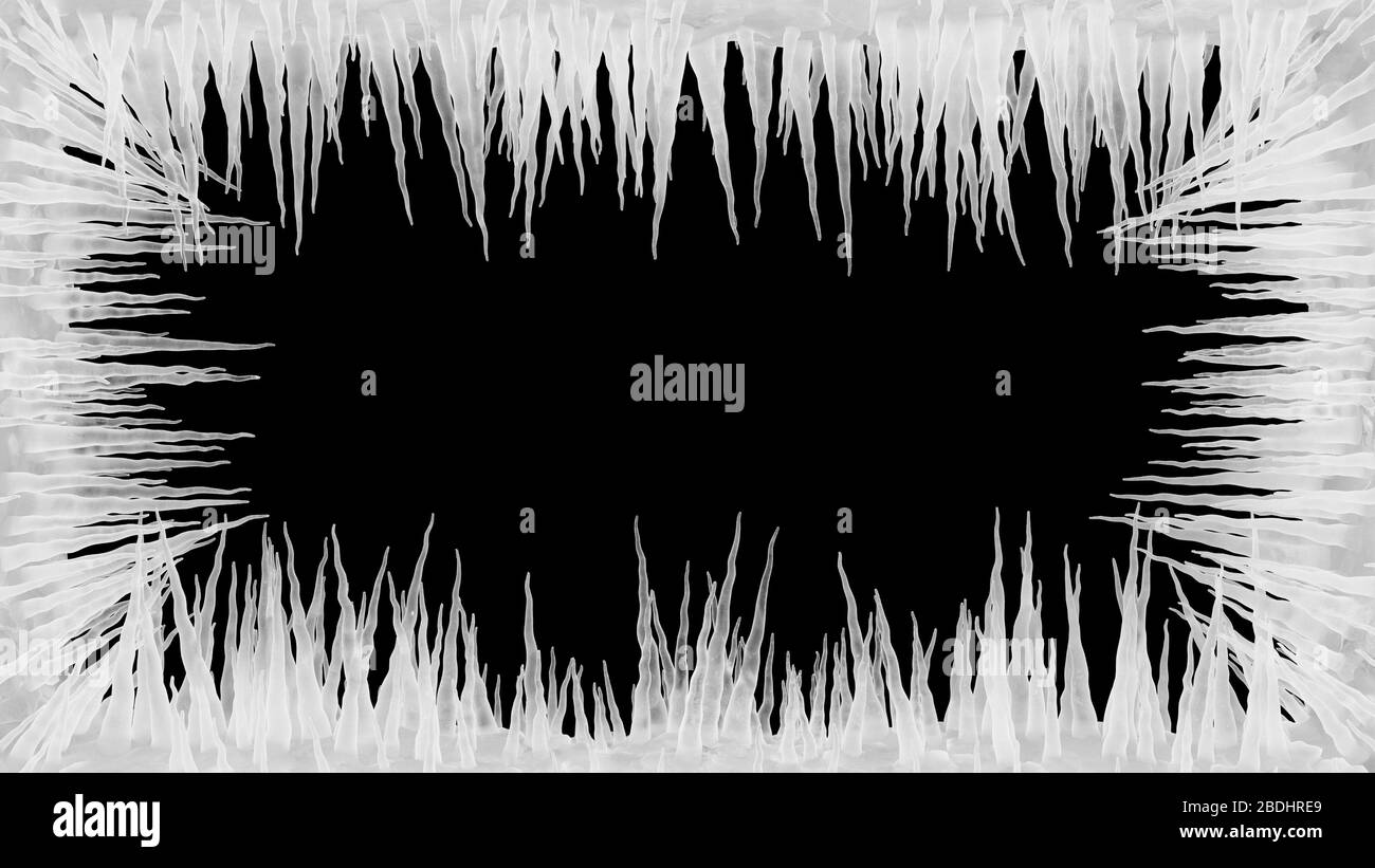 Blue spikes Black and White Stock Photos & Images - Alamy