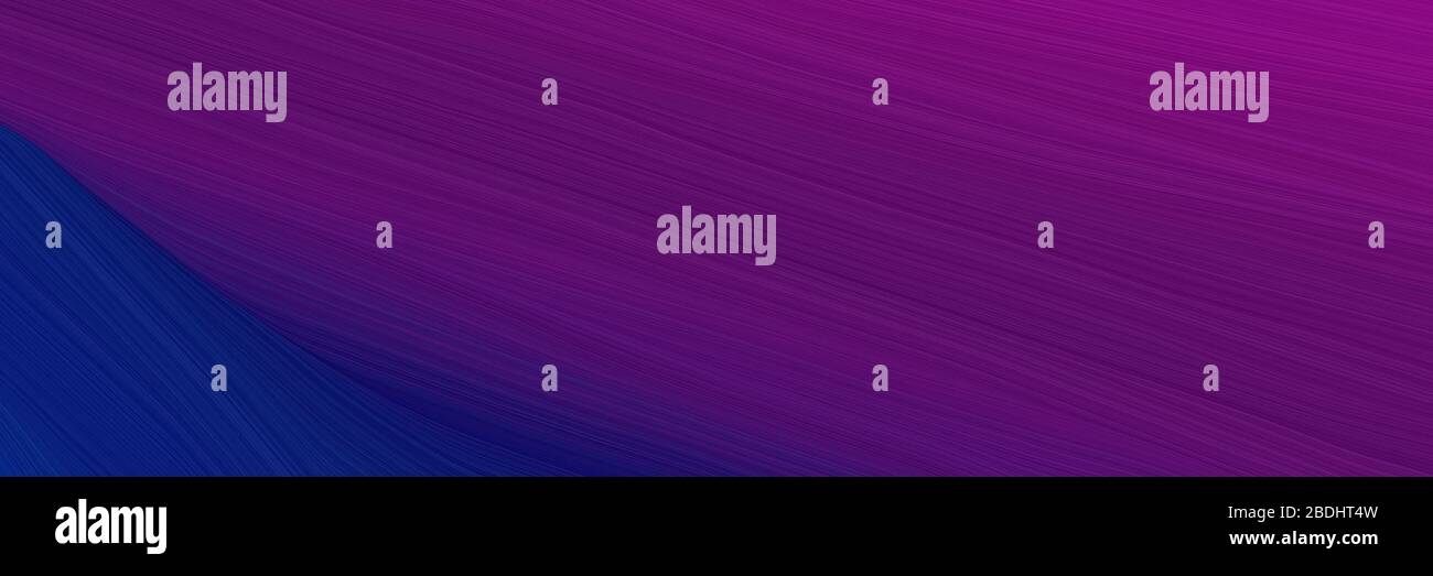 elegant surreal designed horizontal header with indigo, midnight blue ...