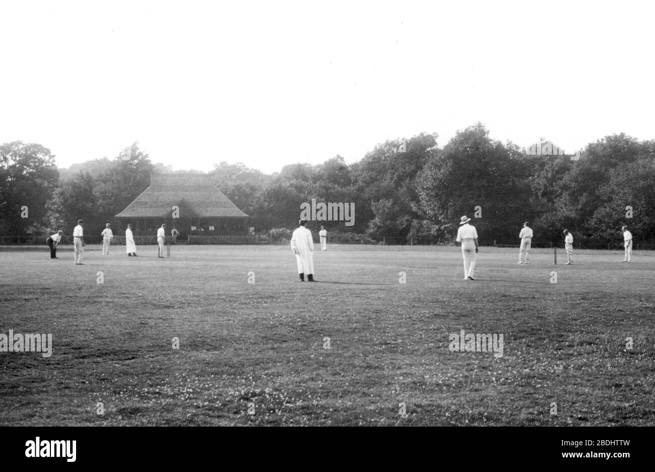 Outwood, Cricket Ground 1908 Stock Photo - Alamy