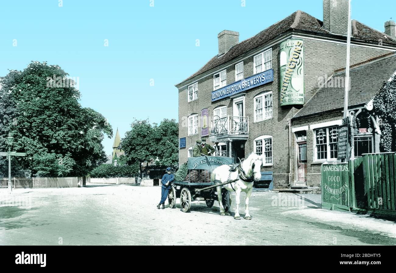 Upminster, the Bell 1908 Stock Photo - Alamy