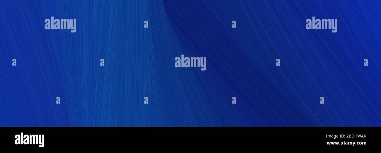 elegant modern horizontal banner with midnight blue, strong blue and ...