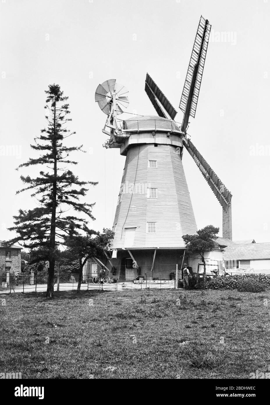 Upminster, Windmill 1908 Stock Photo - Alamy
