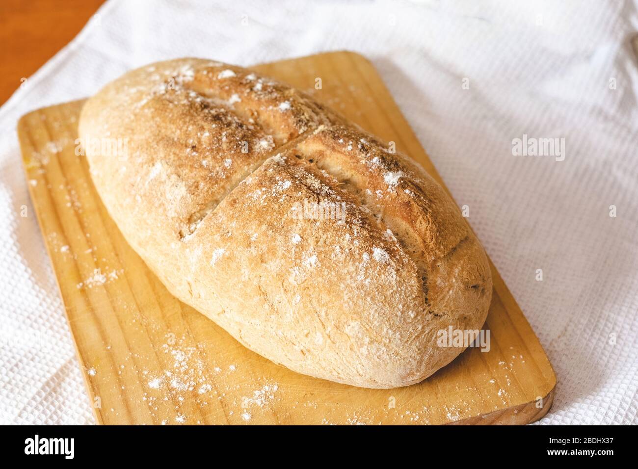 Homemade freshly baked bread Stock Photo - Alamy
