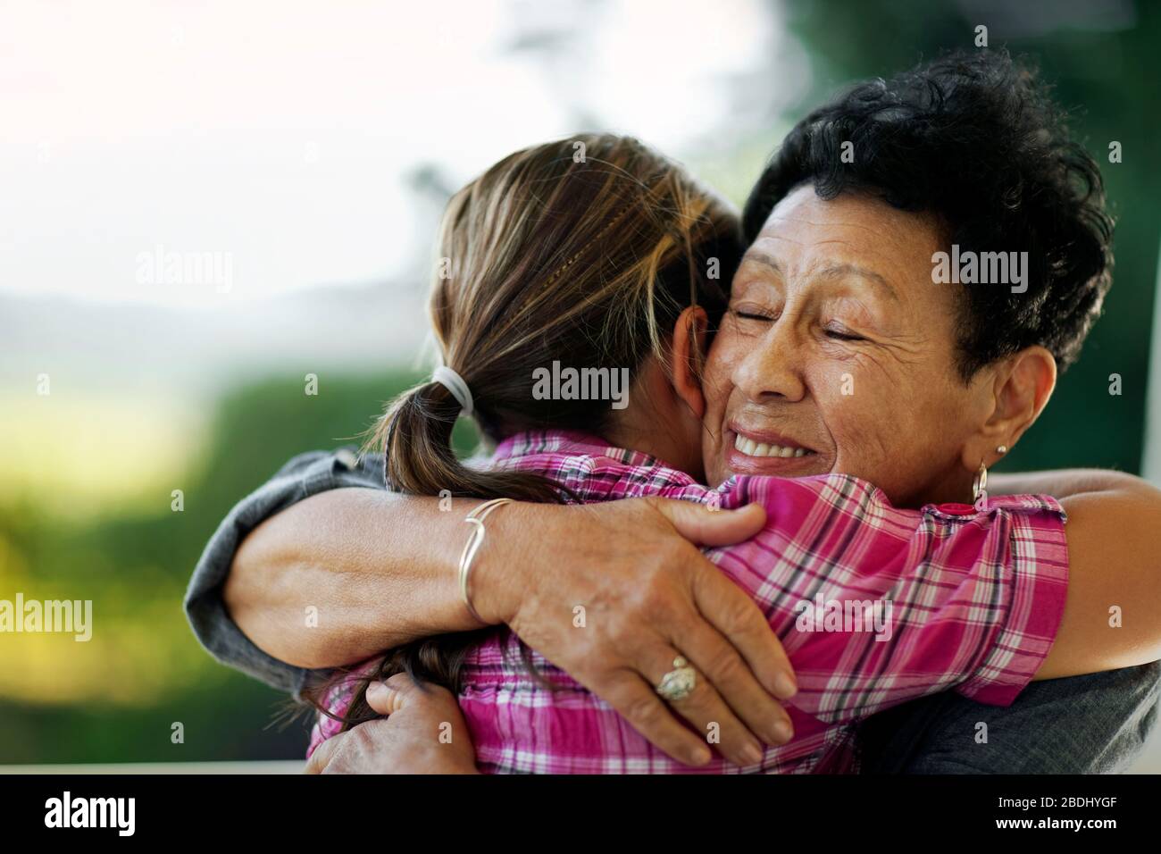 Receiving a hug hi-res stock photography and images - Alamy