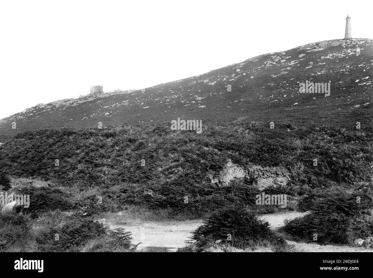 Carn Brea, 1906 Stock Photo - Alamy