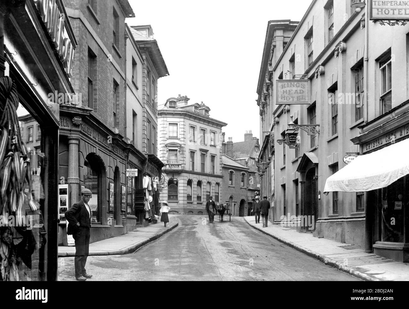 Ross-on-Wye, High Street 1906 Stock Photo - Alamy