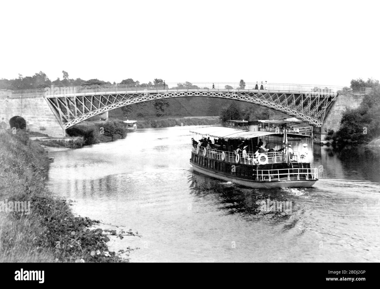 Holt Fleet, Bridge 1906 Stock Photo - Alamy