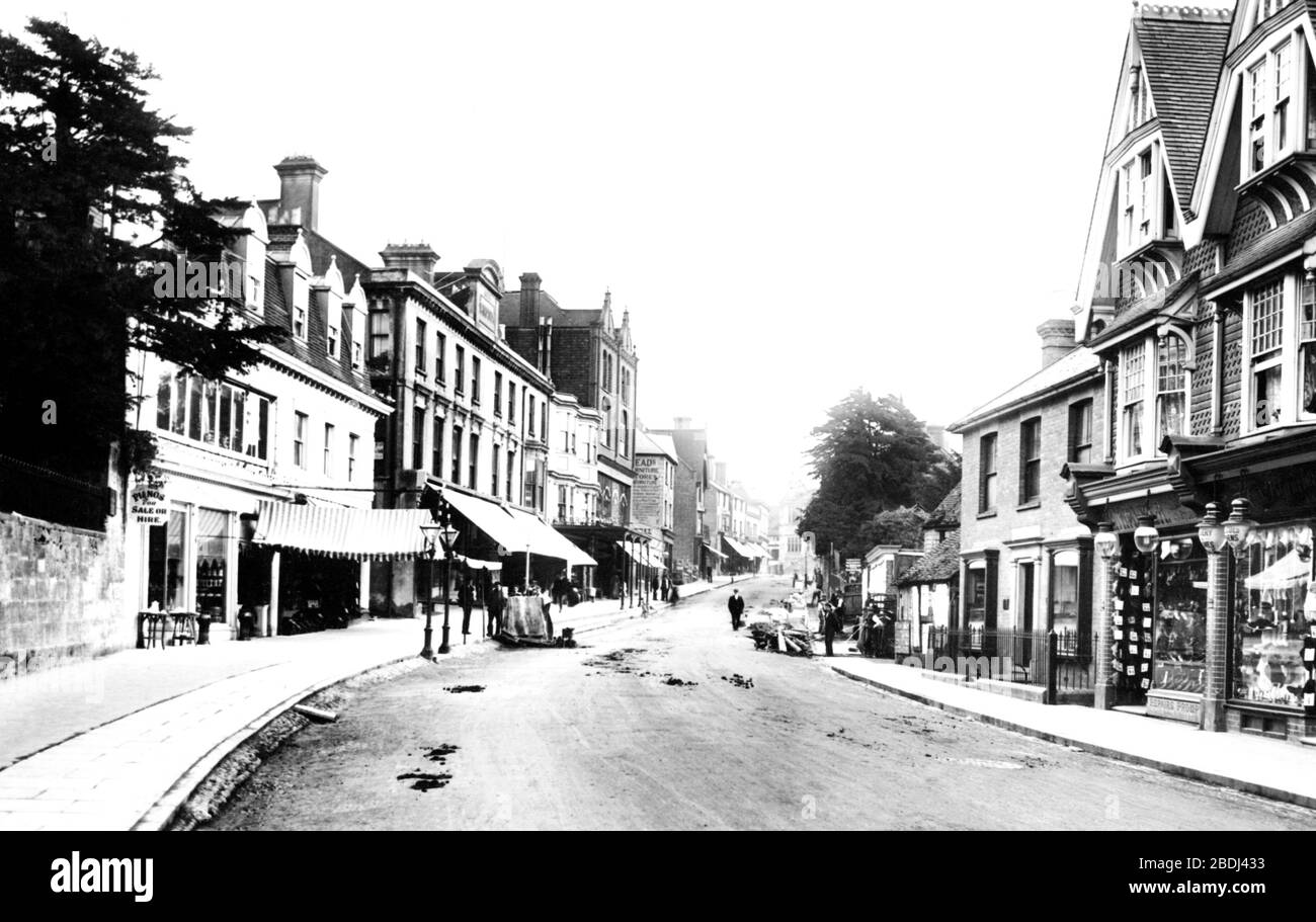 East Grinstead, London Road 1904 Stock Photo - Alamy
