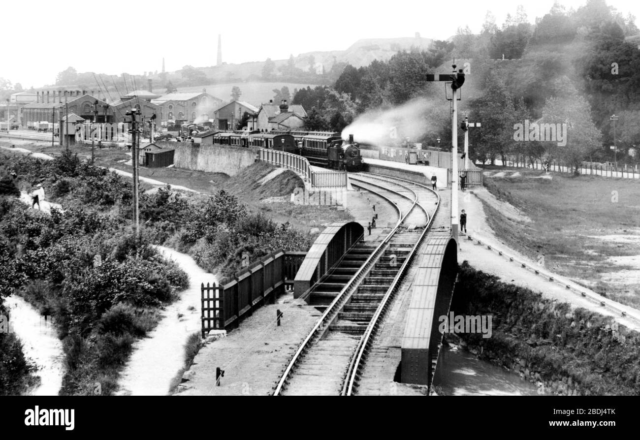 St Blazey, Station 1904 Stock Photo - Alamy