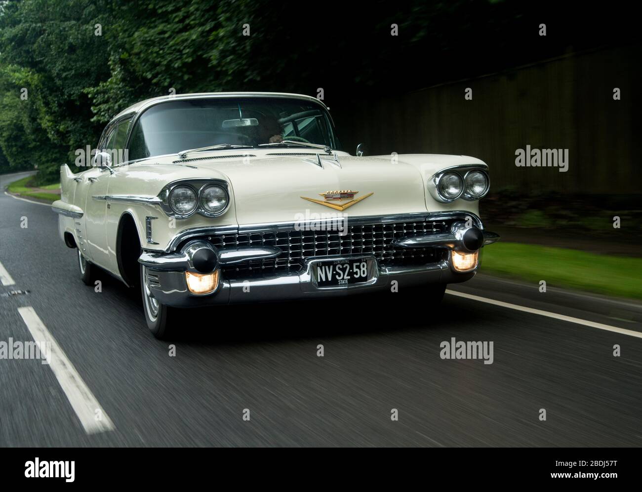 1958 Cadillac Sedan DeVille classic American car Stock Photo - Alamy