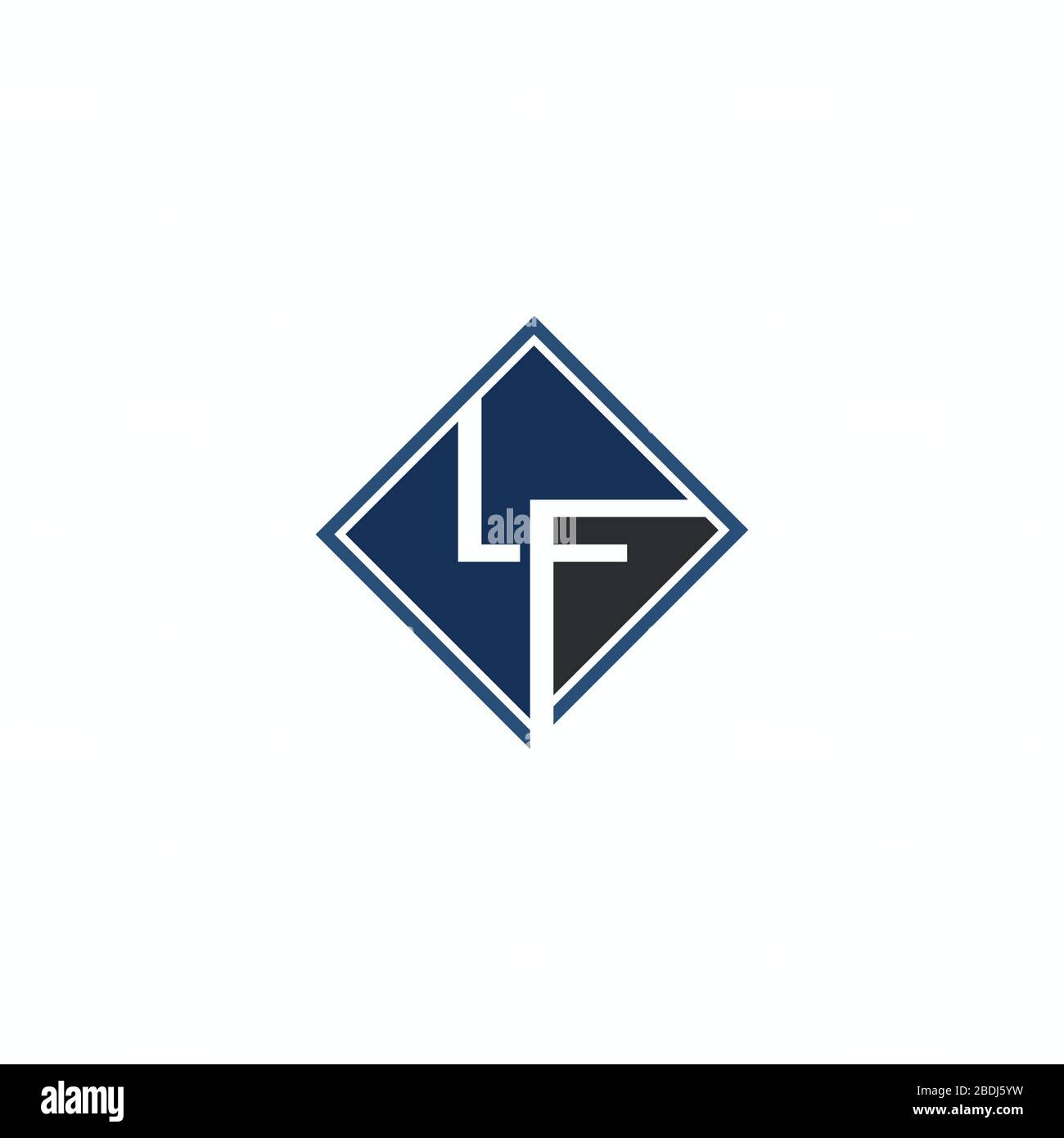 Initial letter lf logo or fl logo vector design template Stock Vector ...